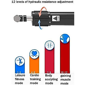 Rowing Machines Rowing Machine Indoor Exercise Equipment with 12 Level Adjustable Resistance HD Data Display Cardio Fitness Equipm