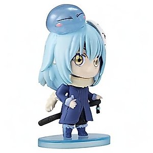 FHKSL 3pcs That Time I Got Reincarnated As A Slime Rimuru Tempest Milim·Nava Shizue Izawa Action Figures Q Version Clay Figure Box Doll Multiple Colors (Rimuru Tempest)