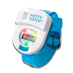 Potty Time: The Original Potty Watch | Water Resistant, Toilet Training Aid, Warranty Included. (30, 60 or 90 Min Automatic Timers Plays Music & Flashing Lights for Fun & Gentle Reminders) Pink & Blue
