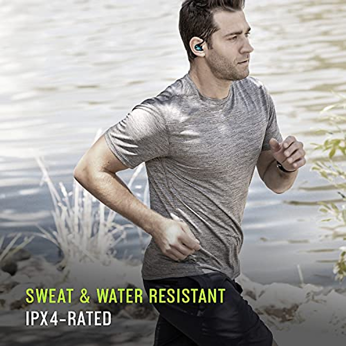 Shure Aonic 215 Tw2 in Ear Headphones, Blue & Shure Universal Communication Cable, Black