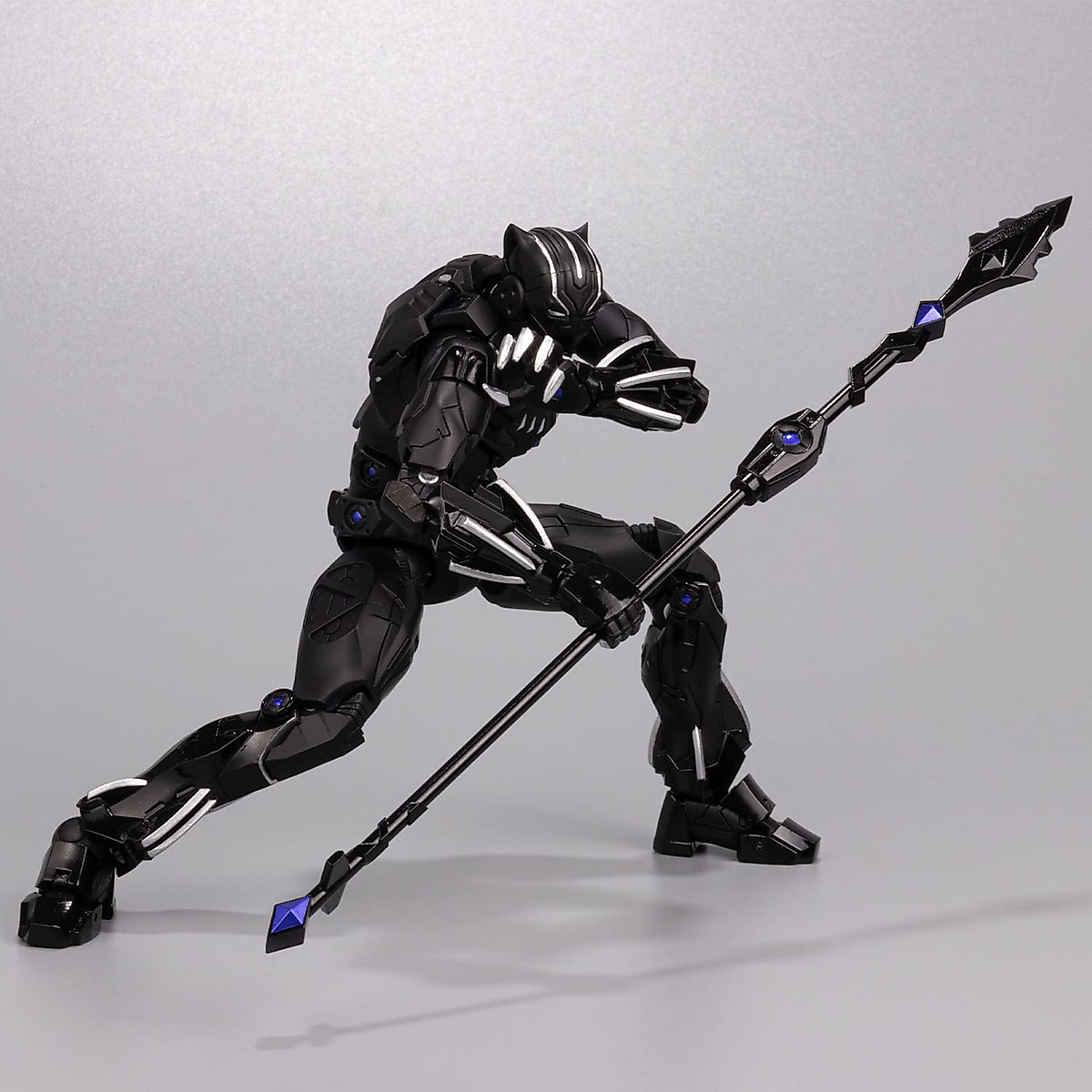 千値練(Sentinel) Fighting Armor Black Panther Non-Scale ABS & Diecast Painted Complete Action Figure
