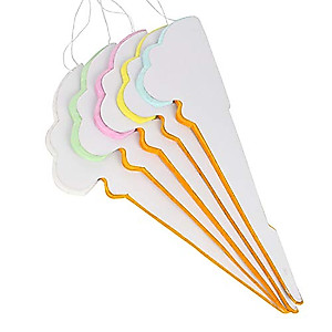 zilue Ice Cream Party Decorations, Hanging Ice Cream Paper Honeycomb Ball for Birthday Baby Shower Two Sweet Party Decoration Set of 5 Mix