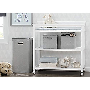 Delta Children 3-Piece Nursery Organization Set for Babies and Kids, Dove Grey