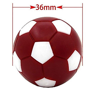 Qtimal 14 Pack Table Soccer Foosballs Replacement Balls, Multicolor 36mm (1.42") Official Foosball Tabletop Game Ball, Foosball Accessory Replacements for Home Recreation Room Foosball Table