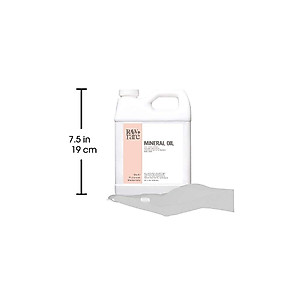 Raw Plus Rare Vegan Food Grade Mineral Oil, Safe for Wood Cutting Board, Butcher Block, Bamboo Cutting Board, and Knife Blade Oil, Cast Iron Tools Conditioner 32 oz