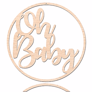 12.6in Oh Baby Sign for 1st Birthday Backdrop Wood Baby Shower Sign for Gender Reveal Backdrop,Oh Baby Wooden Sign for Gender Reveal Backdrop Decorations Wall Photo Props,Baby Announcements