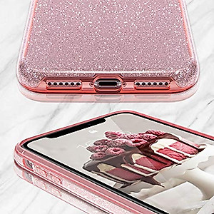 MATEPROX Compatible with iPhone 11 Pro Max case,Bling Sparkle Cute Girls Women Protective Case for iPhone 11 Pro Max 6.5 inch(Pink)