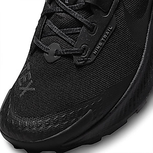 Nike mens Pegasus Trail 3 Walking Shoes, Black Black Dk Smoke, 11