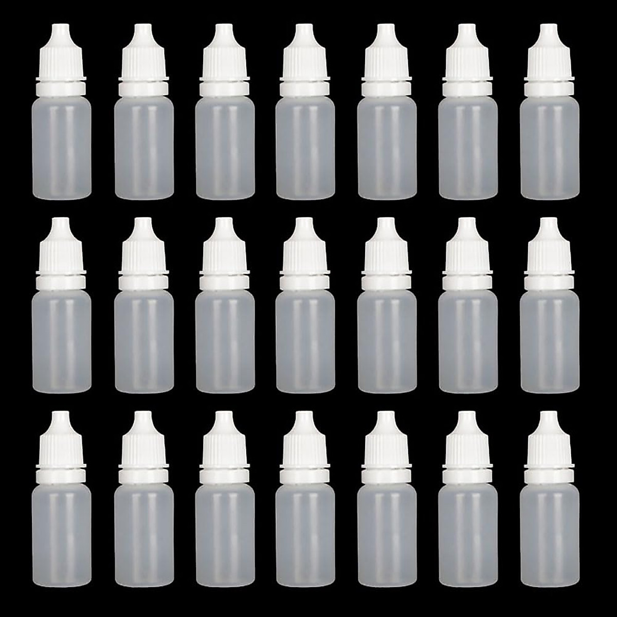 UUYYEO 25 Pcs 10ml Plastic Empty Squeezable Dropper Bottles Eye Liquid Dropper Bottles Eye Drop Bottle Dropping Bottles Small Juice Bottles Essential Oil Sample Bottles