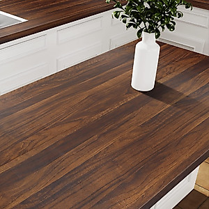 Stickyart 36"x160" Brown Wood Grain Contact Paper Vintage Self Adhesive Wood Grain Vinyl Contact Paper for Cabinets Removable Walnut Wood Contact Paper Decorative Wardrobe Door Dining Table Waterproof