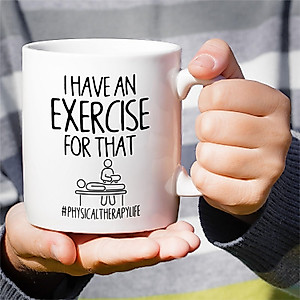 Retreez Funny PT Physical Therapy Mug Gift Therapist Exercise Physiotherapist Graduation Thank You 11 Oz Ceramic Coffee Mug - Sarcasm Inspirational birthday gift for friend coworker him her sis bro