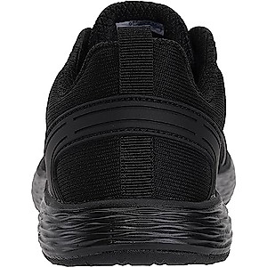 WHITIN Men's Wide Width Toe Box Road Running Shoes Size 9.5 Tennis Sports Knit Upper Breathable Zapatos para Male Rubber Non Slip Cushioned Black 43
