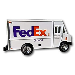FedEx Ground Miniature Delivery Truck - 3" Length - Scale 1:64 - Gauge S - Sold as a Display or Collectable Item, Not as a Child's Toy