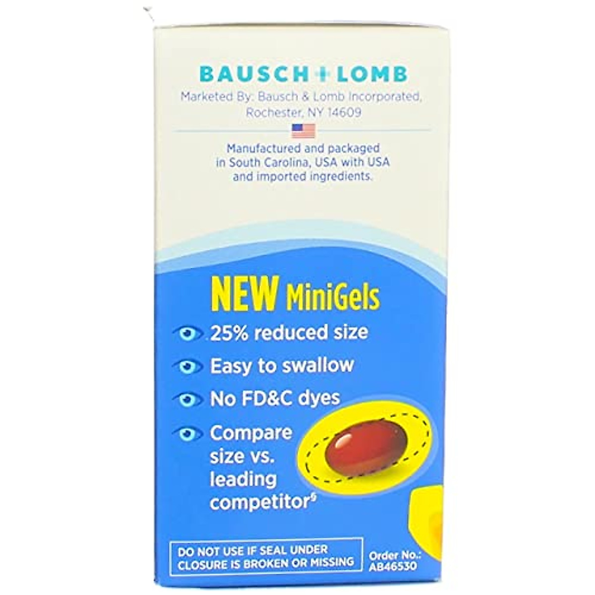 Bausch & Lomb Ocuvite Adult 50+ Eye Vitamin & Mineral Softgels 50 ea (Pack of 3)