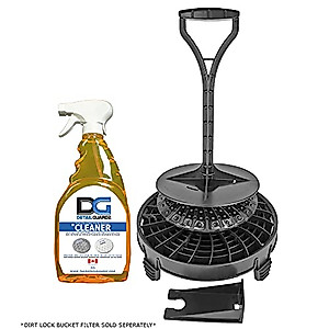 The Detail Guardz - Dirt Lock Pad Washer System Attachment with Spray Cleaner (Black)