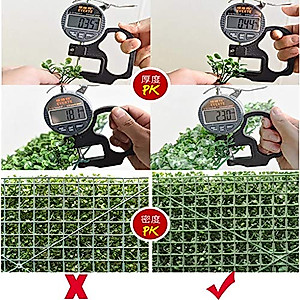 YNFNGXU Green Privacy Protection Screen Hedge Artificial Home Garden Outdoor Fence Backyard Mixed Grass (Color: Purple, Size: 40cm 60cm)