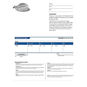 Lithonia Lighting Oval 40K 120 PE DNA M4 Dusk to Dawn Integrated Outdoor LED Area Light, 20W, White