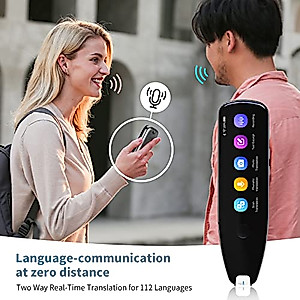 Vormor X5 Pro Reader Pen 112 Languages Translator Device Translation Pen Scanner - Text to Speech, Photo Translation, Text Extract, Scanning Translation Pen Dictionary Pen for Business& Study & Travel