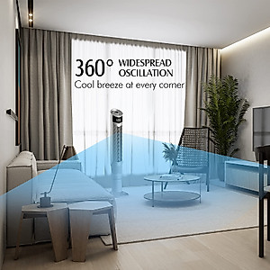 FREE VILLAGE TOWER FAN 5304-SILVER 47＂