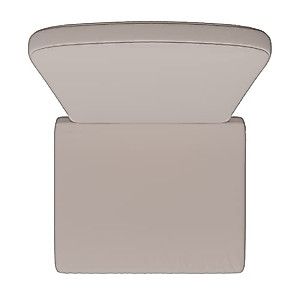 BizChair Set of 2 All Weather Indoor/Outdoor High Back Adirondack Chair Cushions, Patio Furniture Replacement Cushions - Cream