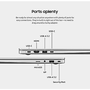 SAMSUNG 15.6" Galaxy Book3 Business Laptop Computer/Windows 11 PRO/16GB - 256GB/ 13th Gen Intel® Core™ i5 processor, 2023 Model, NP754XFG-KB3US, Silver