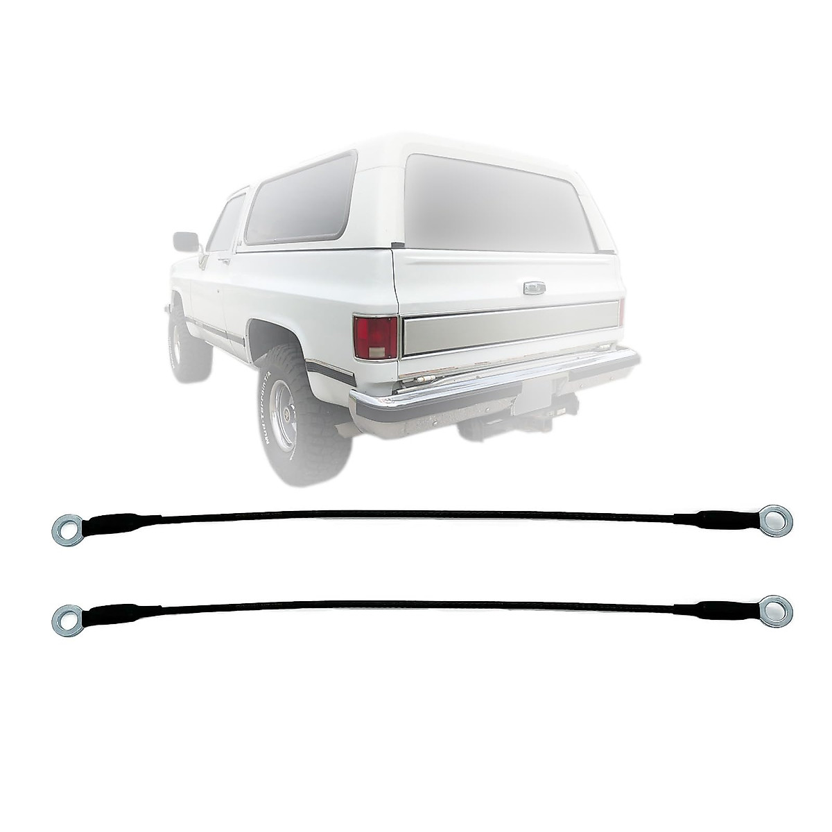 APA Replacement 22'' Tailgate Cable for 1973-1991 Blazer Jimmy Pair Passenger and Driver Side 6274850 GM1918100