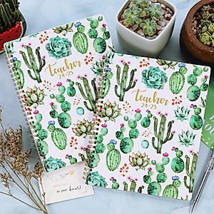 2024-2025 Teacher Planner - Lesson Planner 2024-2025 from Jul 2024 - Jun 2025, 8'' x 10'', Lesson Plan Book, Weekly & Monthly Lesson Planner with Quotes