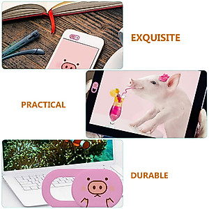 SOLUSTRE 3Pcs Camera Cover Phone Webcam Cover Black Slides Camera Shield Cover Black Webcam Cover Webcam Blocker Computer Webcam Cover Webcam Privacy Cover Computer Tablet abs Flat Lens