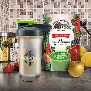 Grown American Superfood Official Shaker Cup | Great for Grown American Superfood and Protein Shakes | 20oz