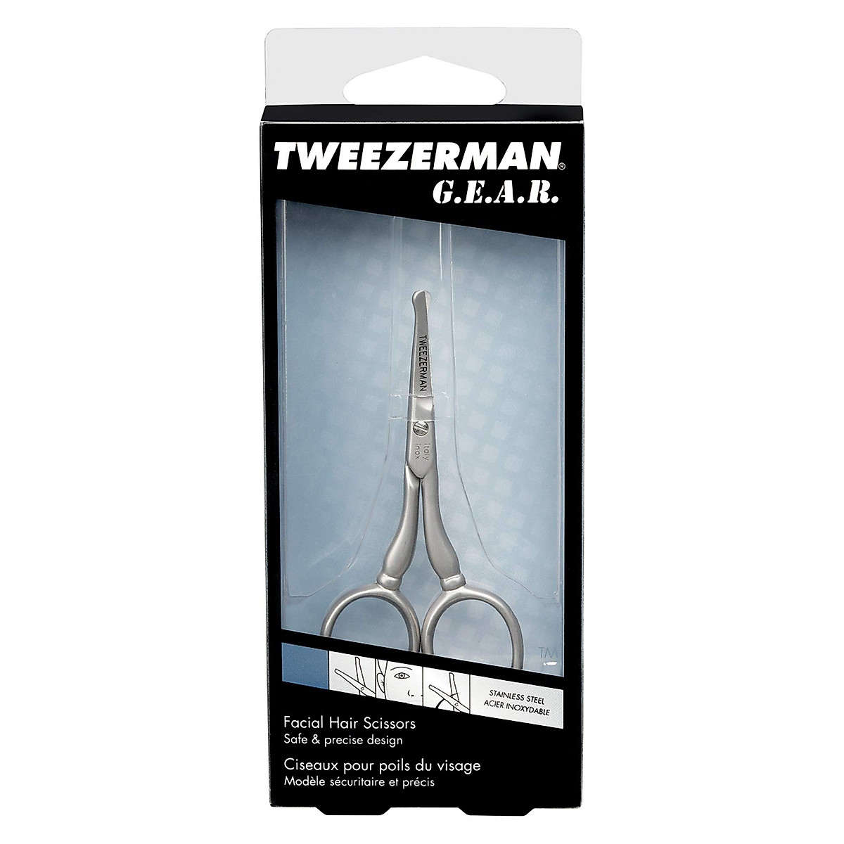 Tweezerman G.E.A.R. Facial Hair Scissors