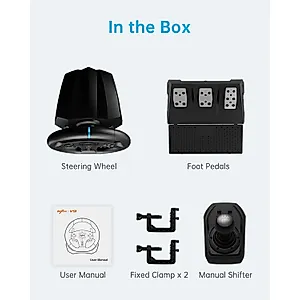 PXN V9 Gaming Racing Wheel with Pedals and Shifter, 270/900 Degree Steering Wheel for PC, Xbox One, Xbox Series X/S, PS4, PS3 and Switch