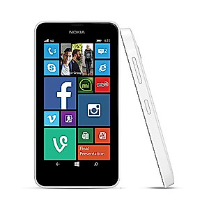 Nokia Lumia 635 8GB Unlocked GSM 4G LTE Windows 8.1 Quad-Core Phone - Black