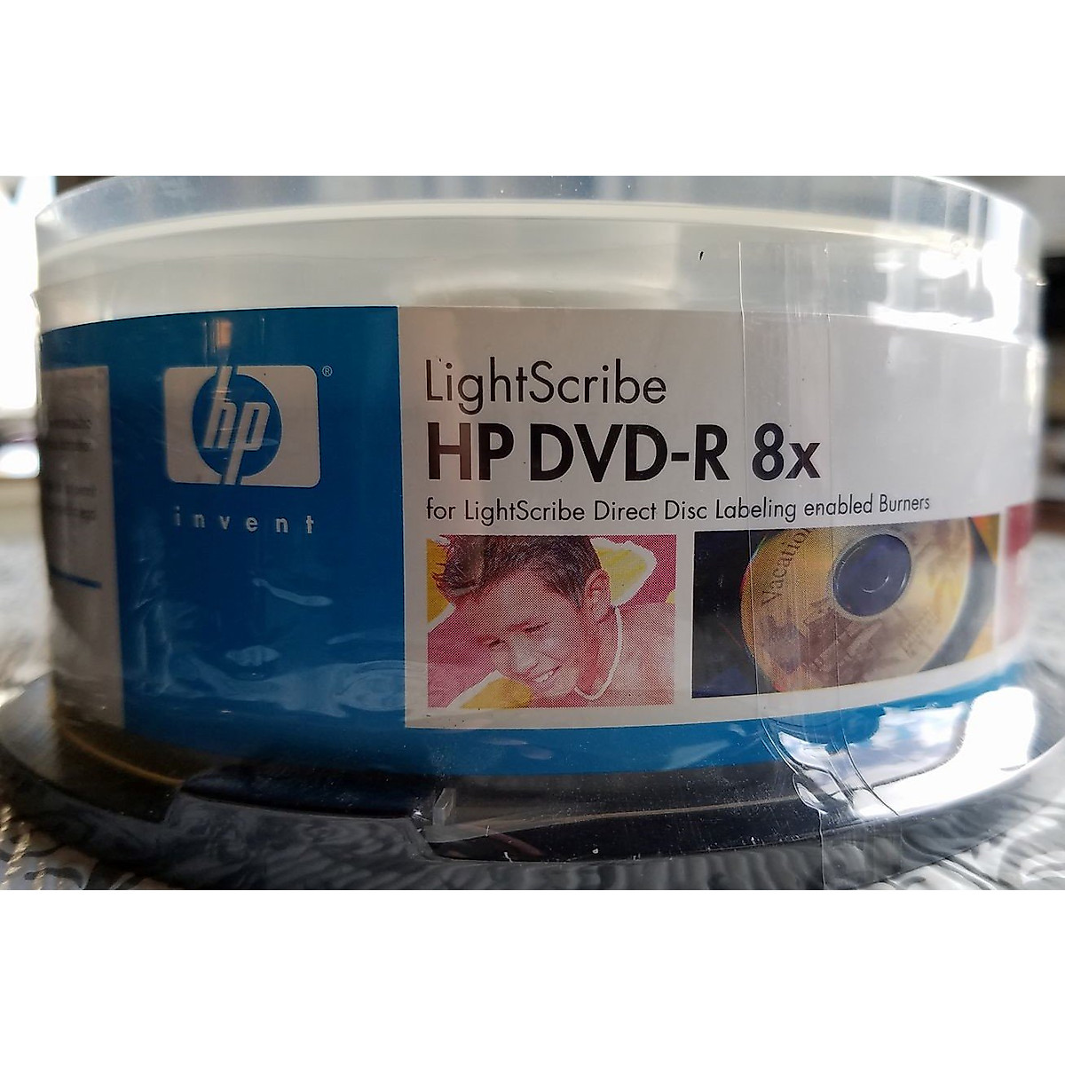 HP Lightscribe DVD+R 8x Blank Discs