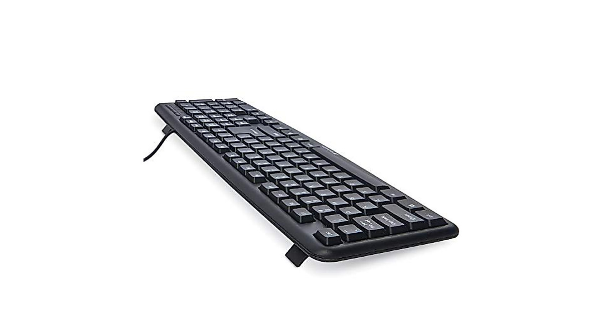 Verbatim Slimline Wired Keyboard and Mouse Combo USB Plug-and-Play ...