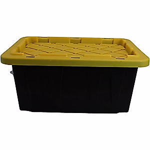 HOME PRODUCTS INTL-NORTH AMERICA 4415BKYL.06 15 gallon Black Tough Tote