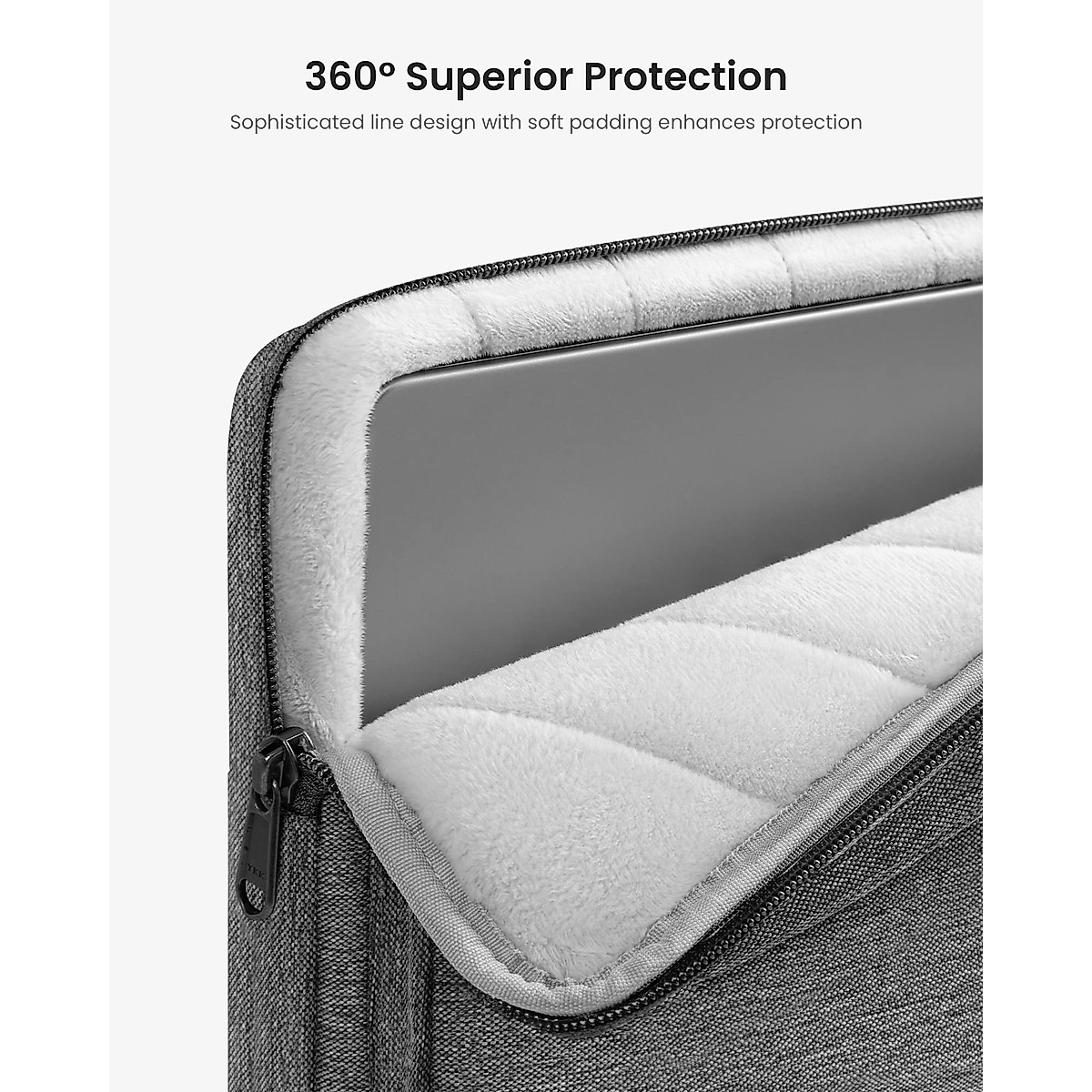 tomtoc Laptop Shoulder Bag for 14 Inch MacBook Pro M4/M3/M2/M1 Pro/Max 2024-2021, 13.5-14.4 Surface Laptop 6/5/Studio 2, Surface Book 3, 360 Protective Case Fit Asus VivoBook