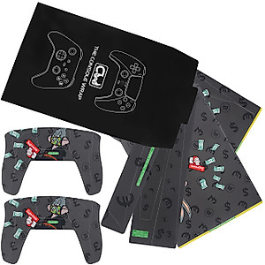 The Console Wrap PS5 Console Skin and PS5 Controller Skins Set, Playstation 5 Skin Wrap Decal Sticker, Money Bunny Decal Kit