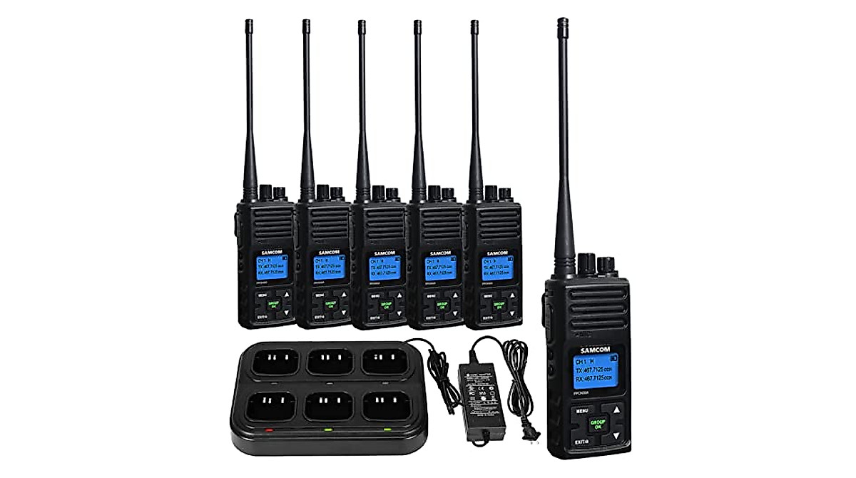 Samcom 2 Way Radio: Long Range, Programmable & Heavy Duty