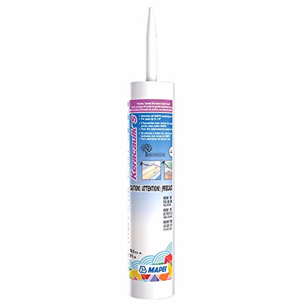 Mapei 93 Warm Gray Keracaulk S Sanded Siliconized Acrylic Caulk