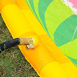 CoCoMelon Splash Pad, Outdoor Play Mat, Sprinkler for Kids and Baby Pool for Learning, Toddler Sprinkler Pool, 48" Outside Water Toys, Outdoor laymat for Babies and Toddlers