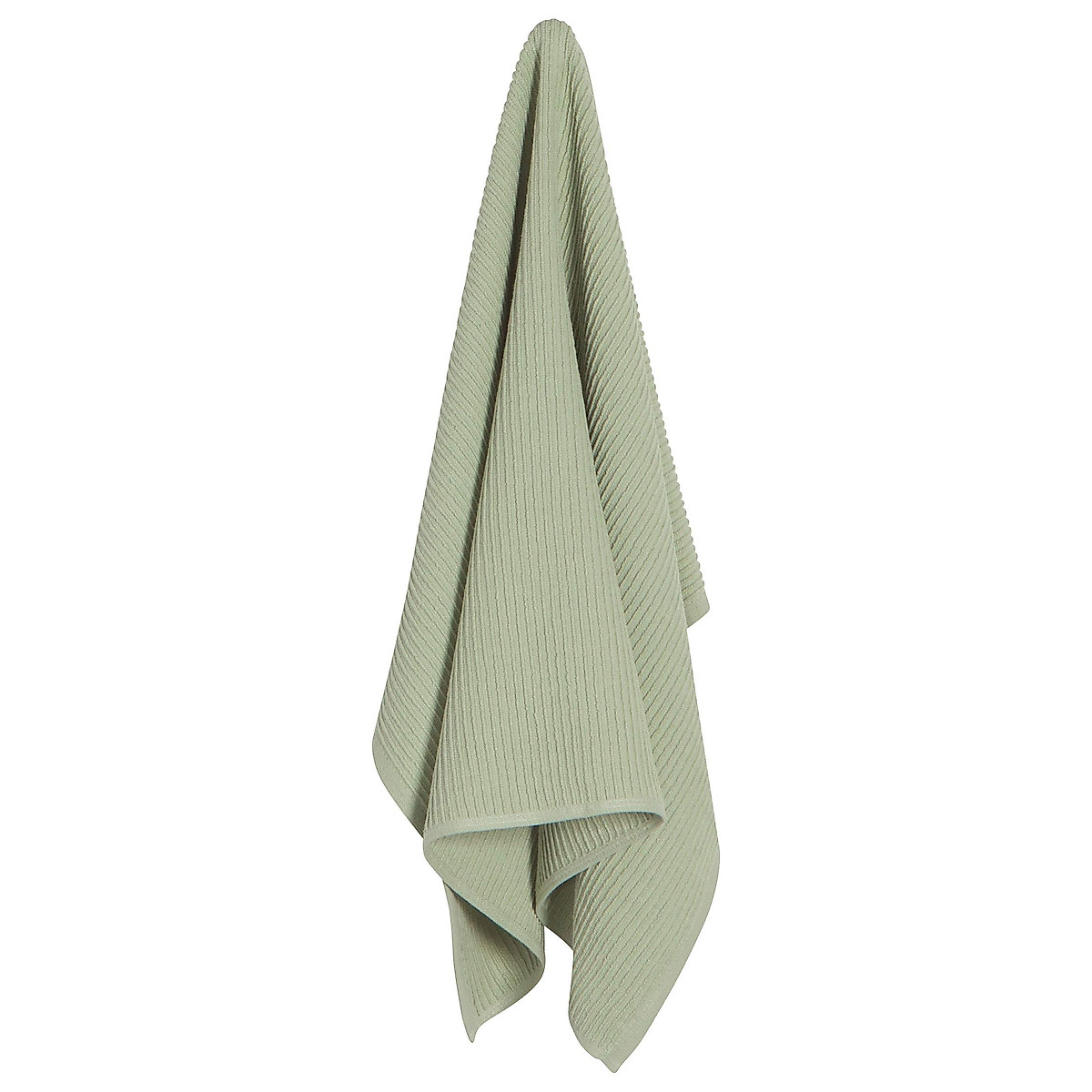 Now Designs Ripple Cotton Dish Towels, Set of 2, Sage 2