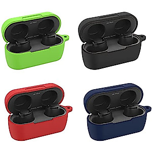 JIB Glow Case Cover Replacement for Skullcandy Jib True Wireless Earbuds, Green Silicone Protective Sleeve Protector Glow in Dark - LEFXMOPHY