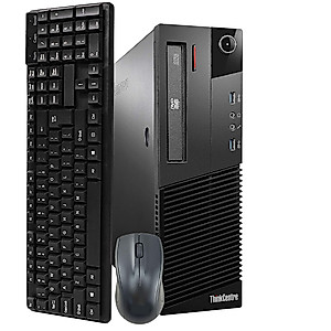 Lenovo ThinkCentre M93P Small Form Computer Desktop PC, Intel Core i7 3.4GHz Processor, 16GB Ram, 1TB Solid State Drive, Wireless Keyboard & Mouse, WiFi | Bluetooth, Windows 10 Pro (Renewed)