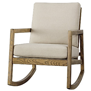 Signature Design by Ashley Novelda Coastal Upholstered Accent Chair, Beige