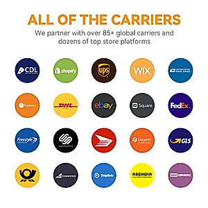 LabelMore 4x6 Thermal Shipping Labels, 2000 Fanfold Thermal Printer Labels with Perforations, White Mailing Postage Labels Compatible with Rollo, Zebra Thermal Printer, Smoothly Printing