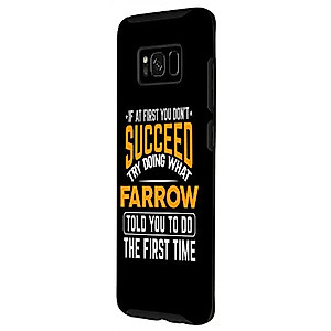 Galaxy S8 Farrow personalized gift name joke funny custom Case