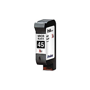 VersaInk-Nano 45 TIJ 2.5 MICR Black Ink Cartridge - Compatible with HP 45 TIJ, C8842A and 51645A Cartridge Models