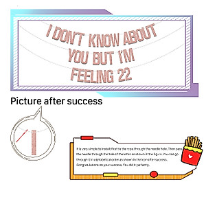 I Don't Know About You But I'm Feeling 22 Banner,I'm Feeling 22 Banner,22nd Birthday Party Decorations,Funny Happy 22nd Birthday Party Decor,Cheers to 22 Years Old Anniversary Party Supplies Rose Gold