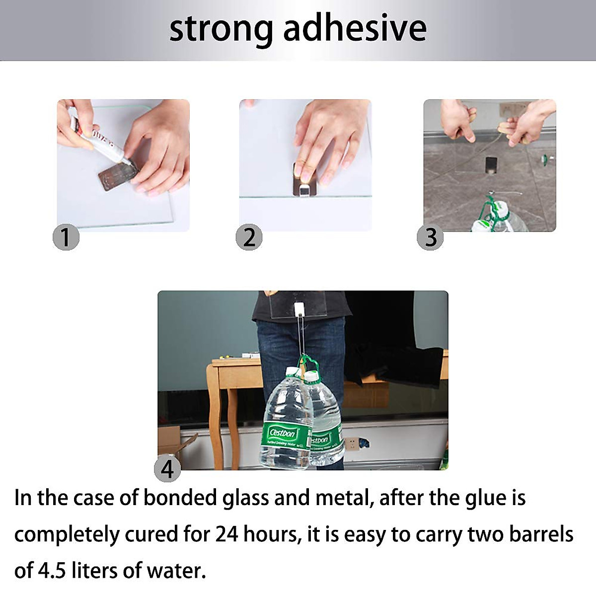 CAT PALM B-7000 Adhesive, Multi-Function Glues Paste Adhesive Suitable for Glass, Wooden, Jewelery, Rhinestones, 0.9 oz, 2 Packs