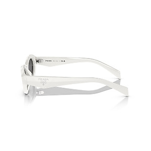 Prada PR 26ZS White/Dark Grey 55/16/145 women Sunglasses